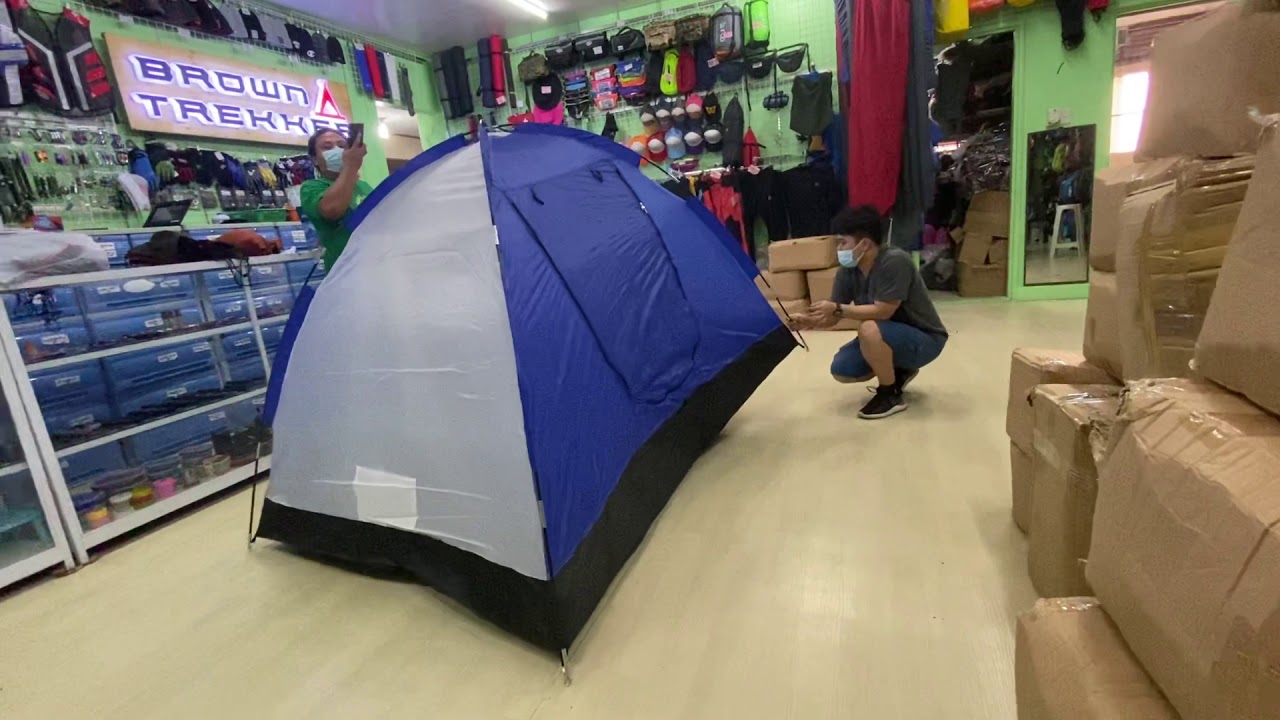 Brown Trekker ️ NEW HAYBOL-2 TENT TWO (2) DOORS ️ - YouTube