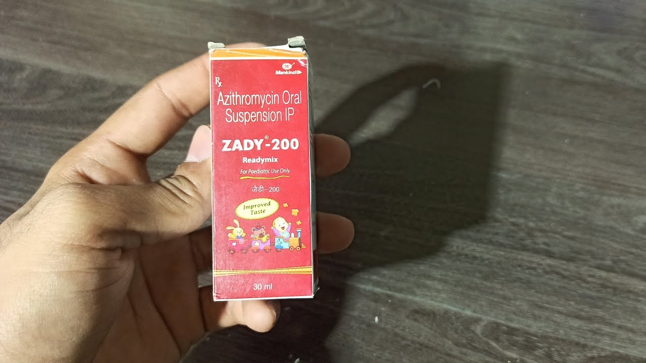 ZADY -200 || Azithromycin Oral Suspension IP | use | Dose | In hindi ...