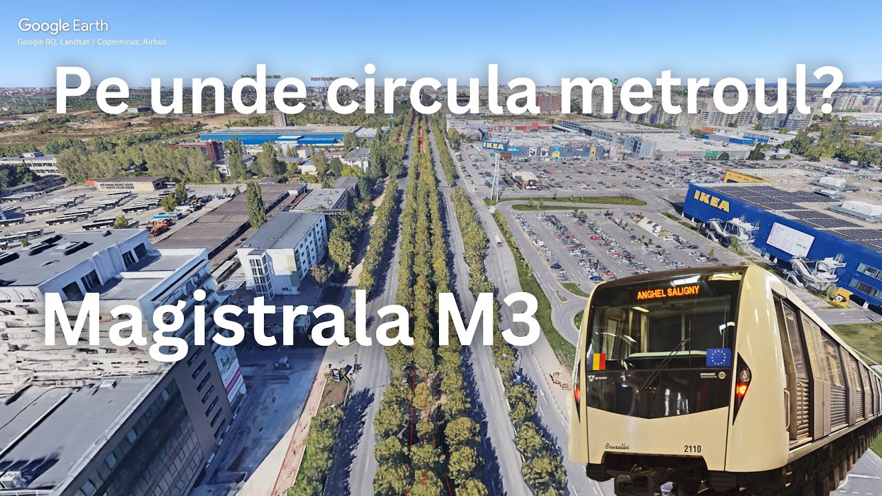 Harti in Miscare | Pe unde merge magistrala de metrou M3? - YouTube