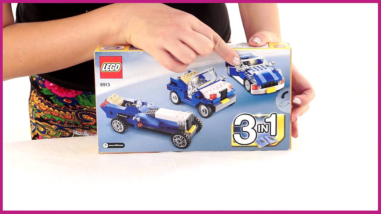 Lego Creator. Синий кабриолет (6913) - YouTube