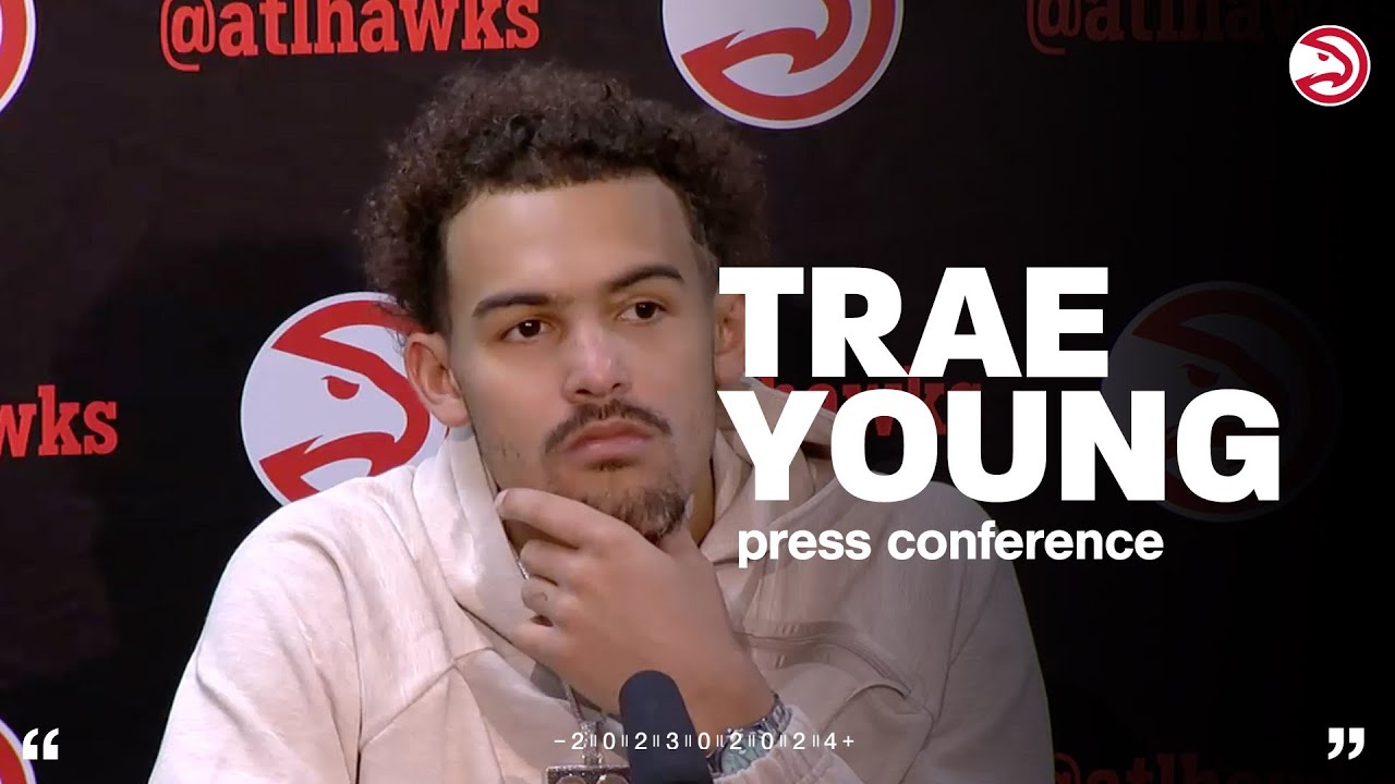 Hawks vs. Pelicans Postgame Press Conference: Trae Young - YouTube