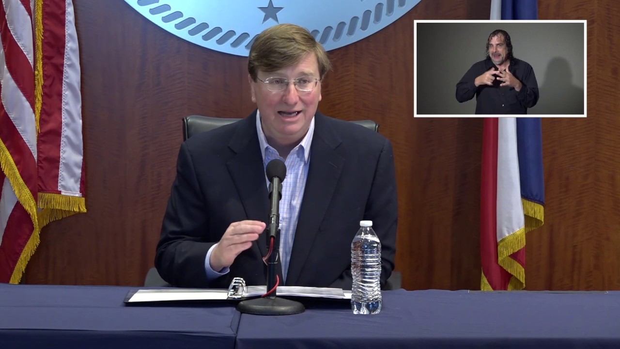 MPB LIVE: Governor Tate Reeves COVID-19 Response (4/17/2020) - YouTube