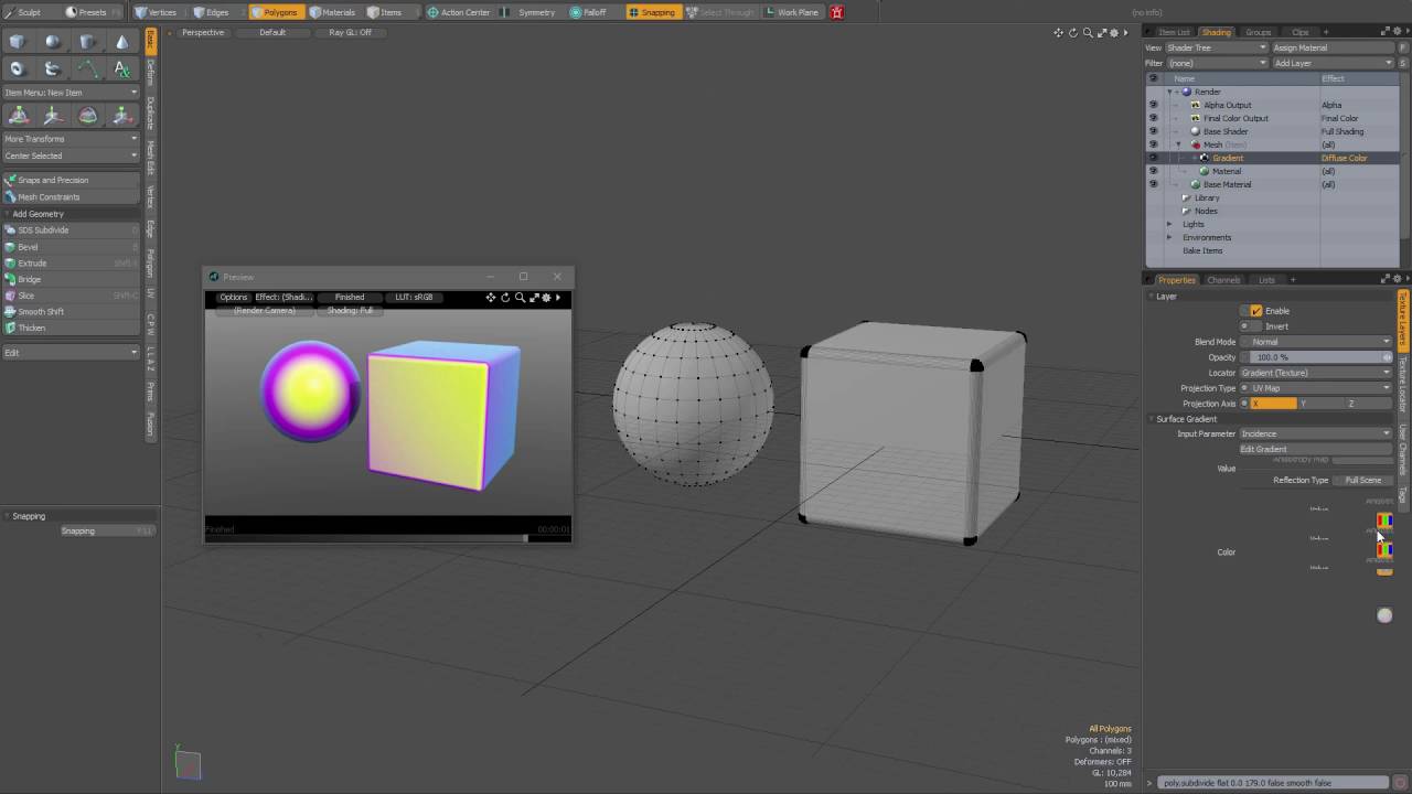 modo 10.0 : TIP Gradient Properties UI. - YouTube