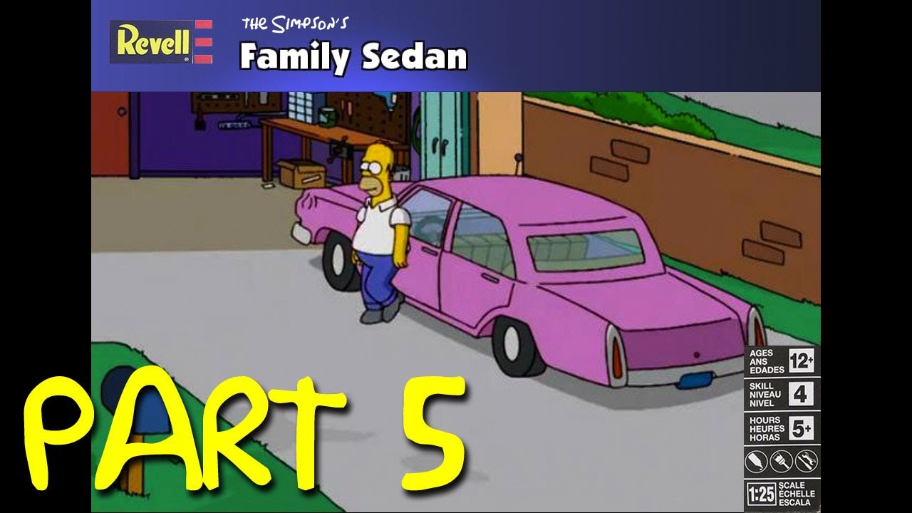 Building the 1/25 Scale "Simpsons" Family Sedan - Part 5 - YouTube