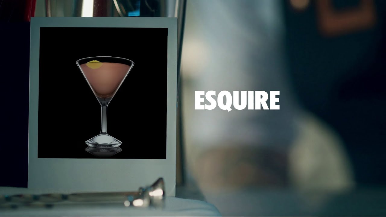 ESQUIRE DRINK RECIPE - HOW TO MIX - YouTube
