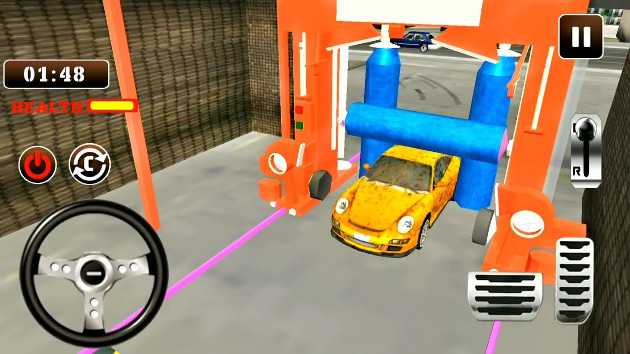 Modern Car Wash Service Center: Gas Station - Car Driving Simulator ...