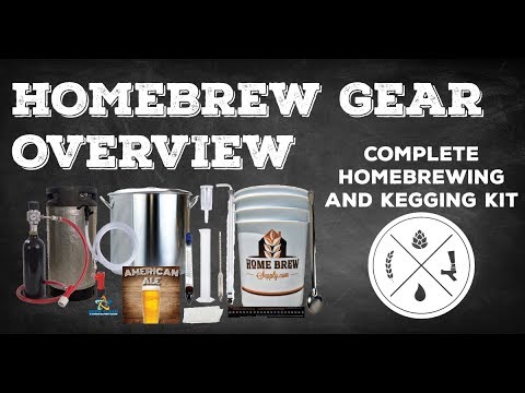 Gear Overview: COMPLETE Homebrewing & Kegging Kit! - YouTube