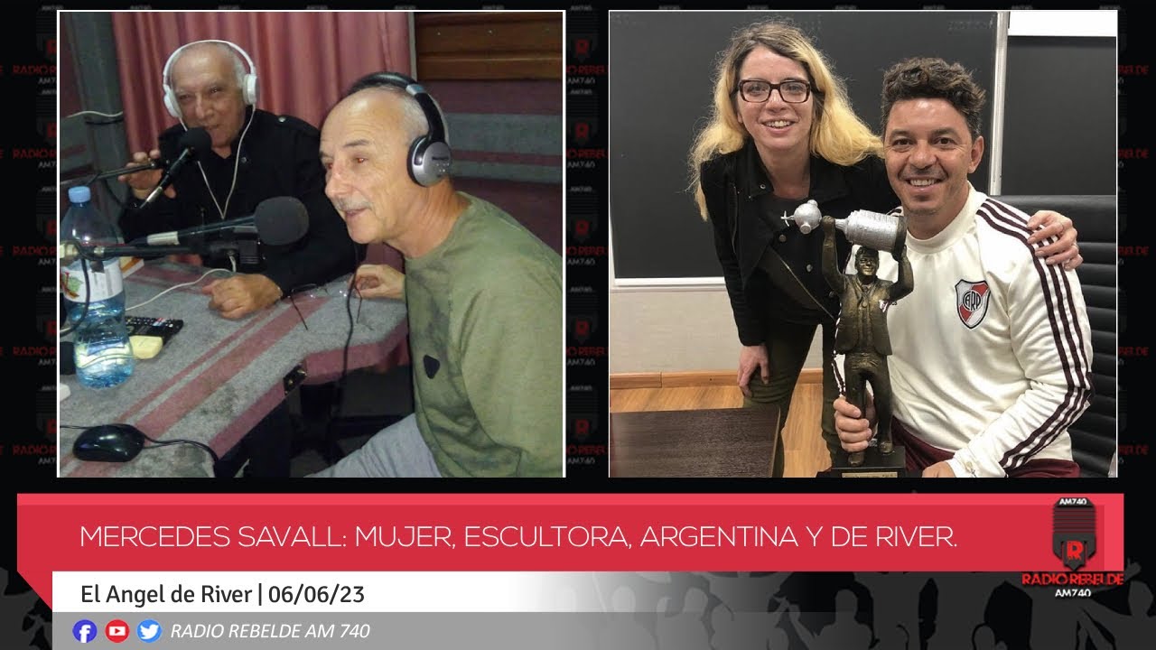 Mercedes Savall: Mujer, escultora, argentina y de River. - YouTube