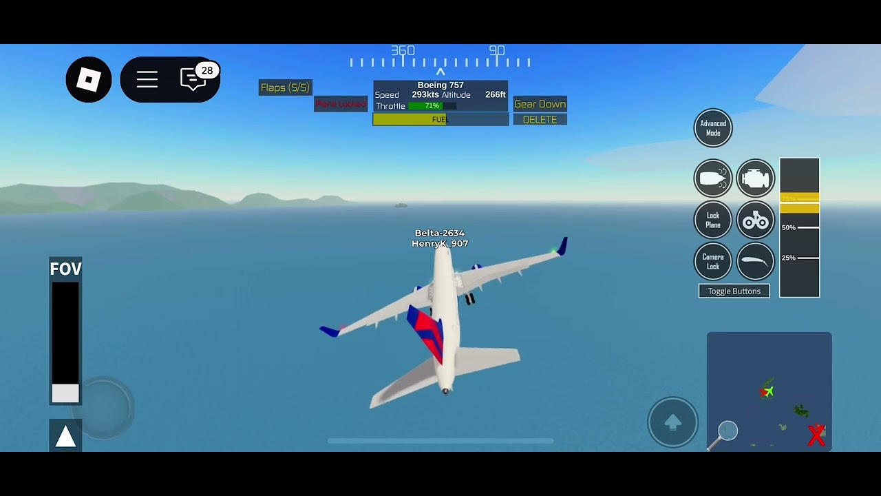 I played Roblox flight sim - YouTube