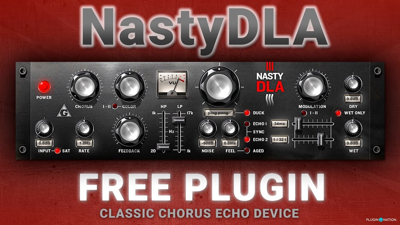 Free Classic Chorus Echo 💥 | Plugin Nation 🚩 - YouTube