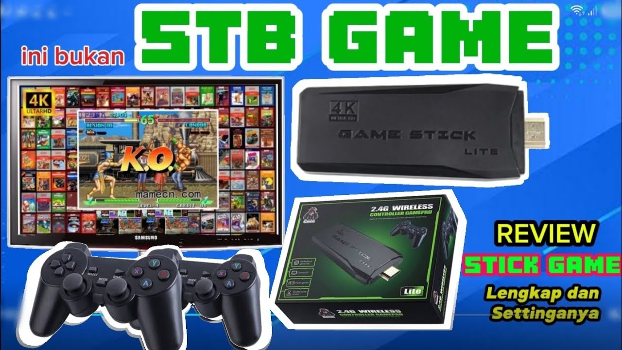 REVIEW STICK GAME M18 | Review STB Game stick - YouTube
