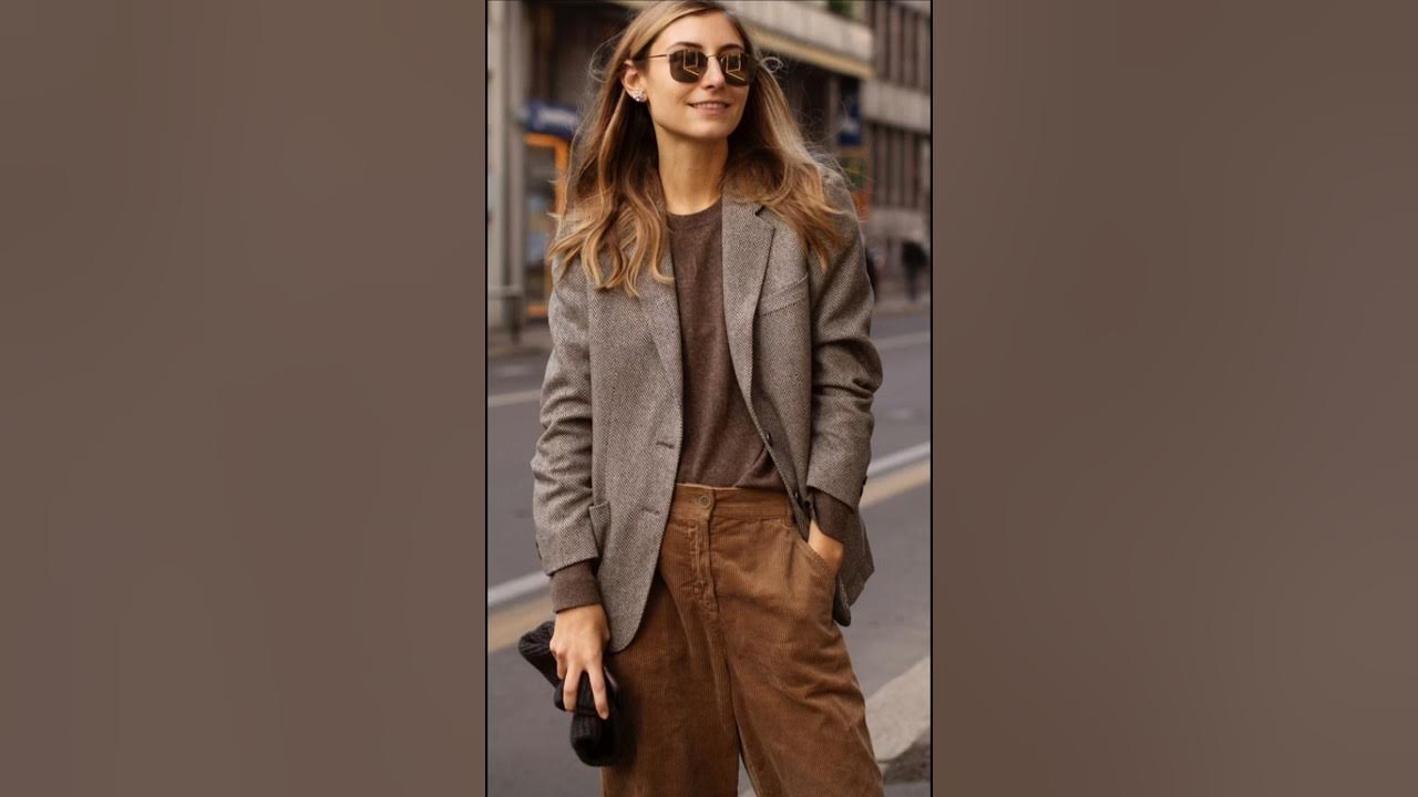 가을의 감각적인 라이프 코디 Fashionpeople 중년패션코디 데일리룩 Youtube