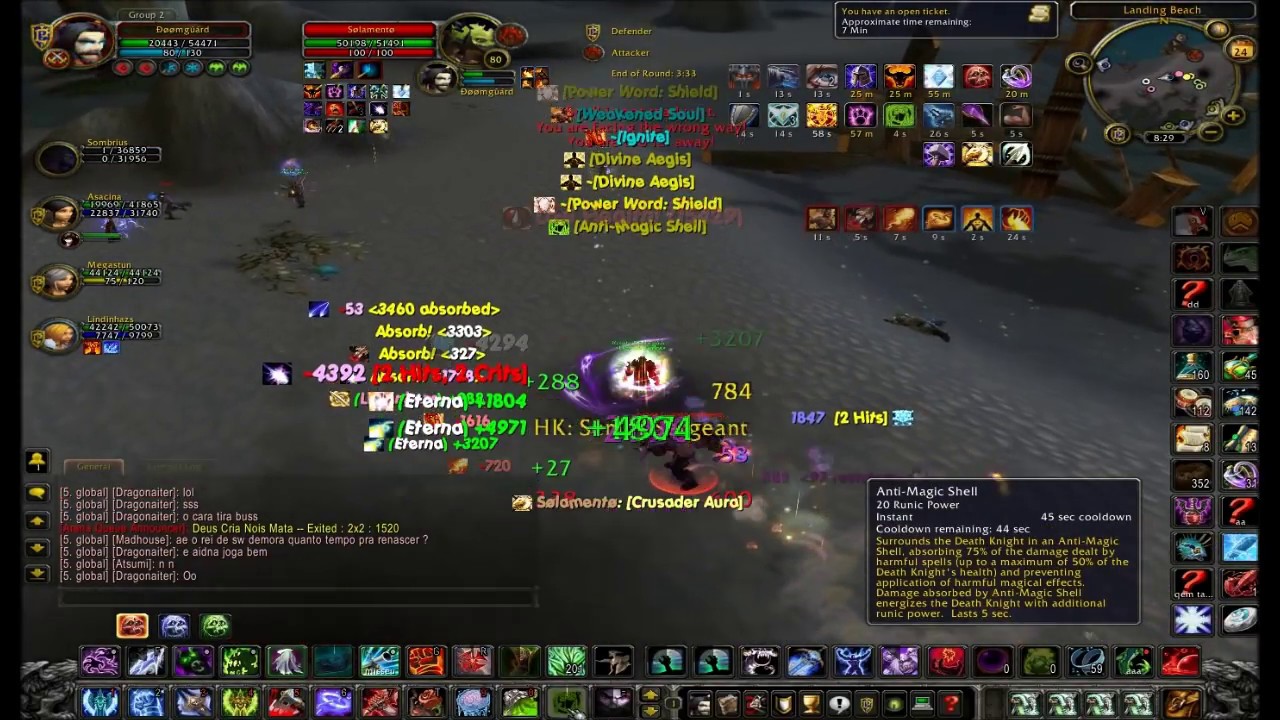 WoW Fireball PVP Doomguard - YouTube