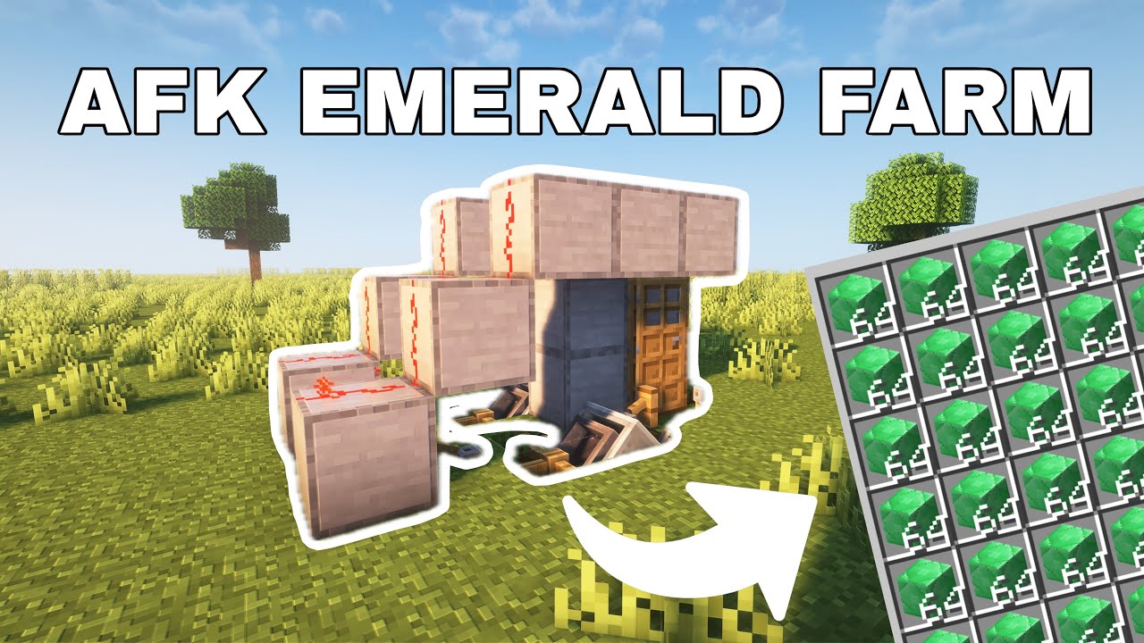 EASY AFK Emerald Farm in Minecraft (1.21.11+) - YouTube