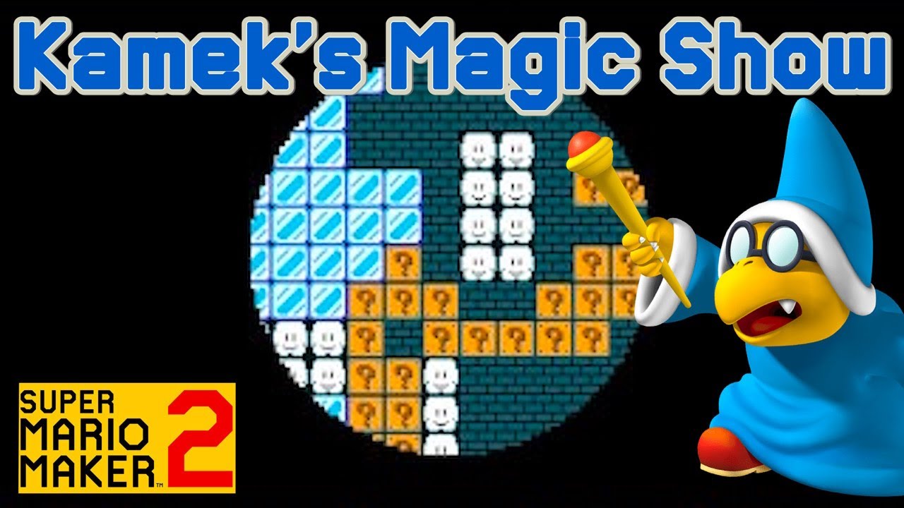 Super Mario Maker 2 - AMAZING "Kamek's Magic Show" Level! - YouTube