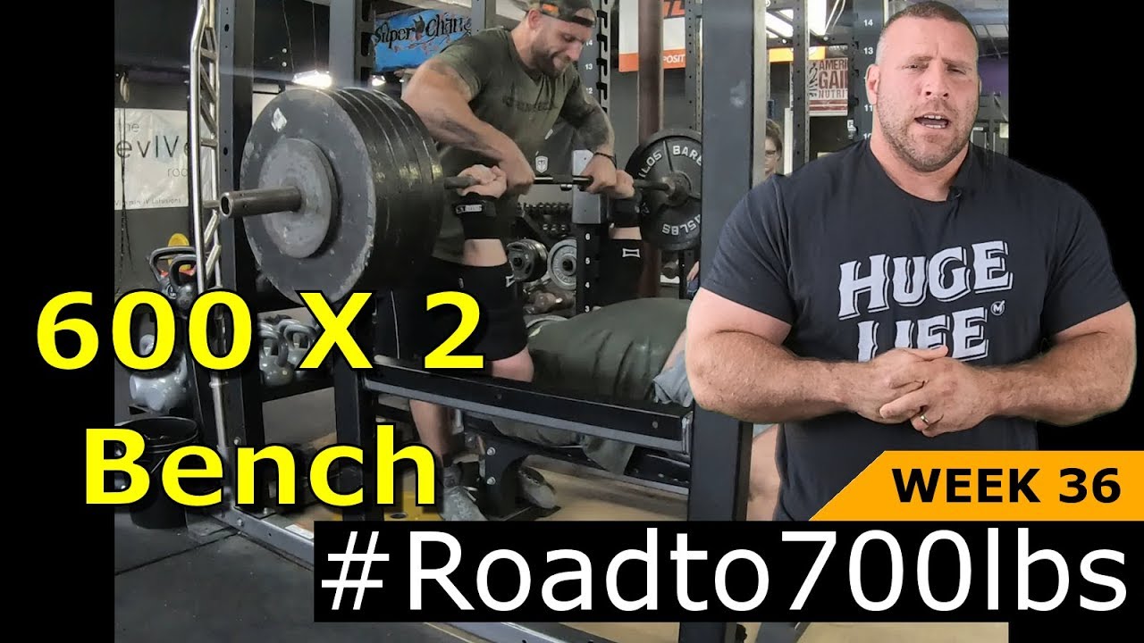600 X 2 Bench - James Strickland - Road to 700 Bench (Week 36 Recap ...