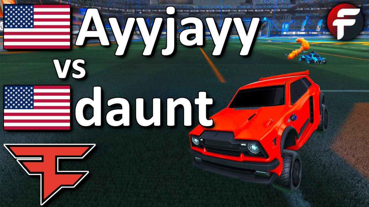 FaZe Ayyjayy vs Daunt (Rank 20) | Rocket League 1v1 - YouTube