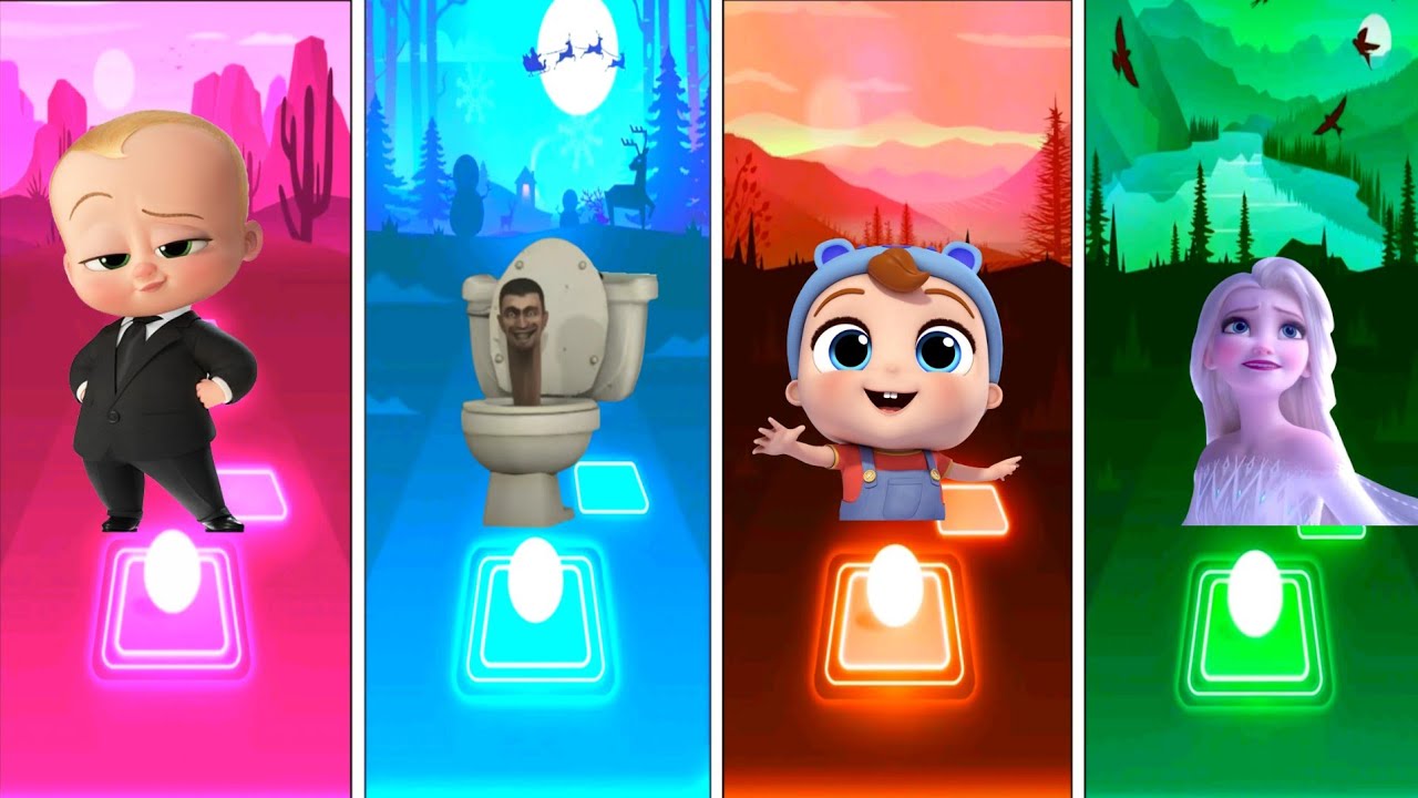 Boss Baby 🆚 Sikbdi toilet 🆚 Little Angel 🆚 Elsa - YouTube