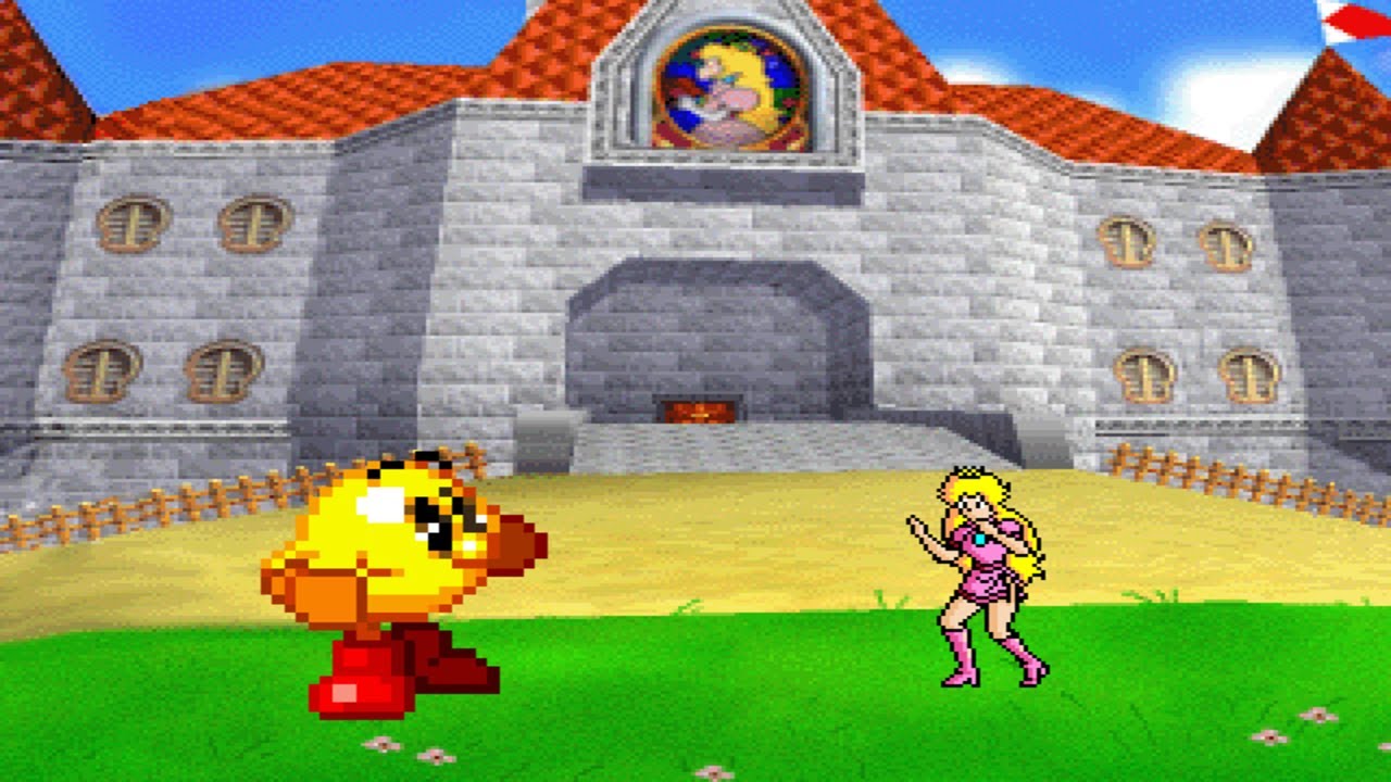 MUGEN: Pac-Man (Me) Vs Peach (Big Eli King/XCB, AI patched) + Extra ...