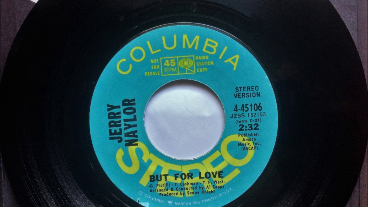 But For Love , Jerry Naylor , 1970 - YouTube