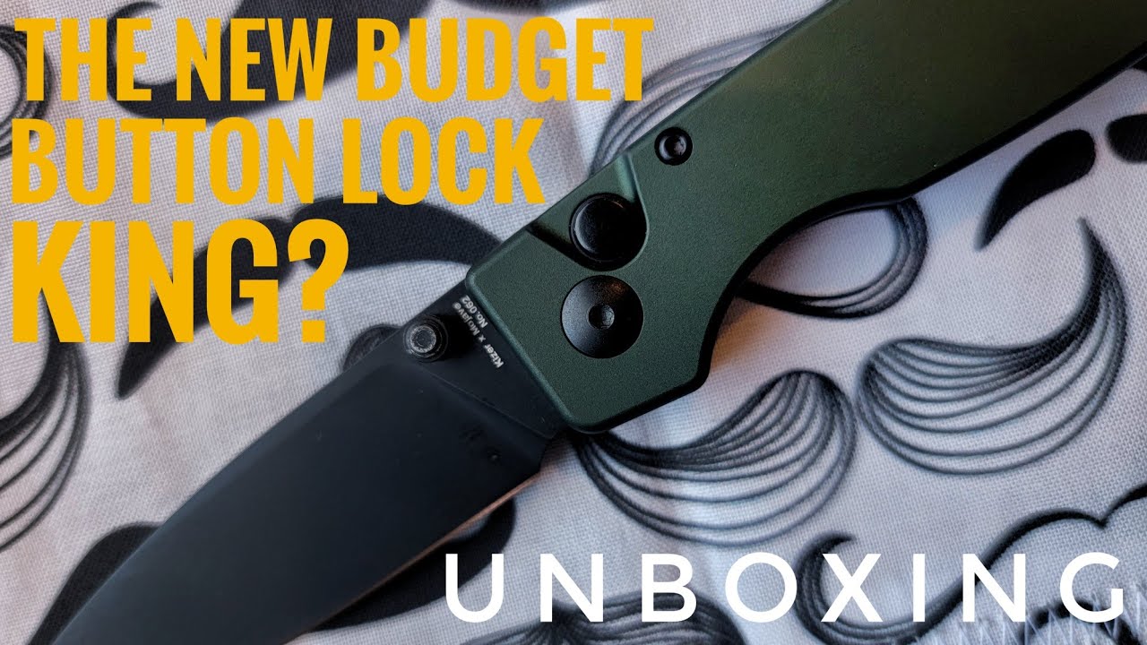 Under $100 Kizer Button Lock - Unboxing The Original - YouTube