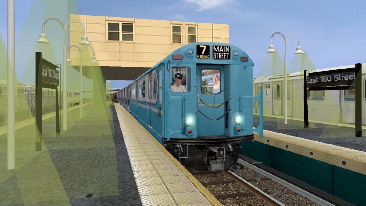 OpenBVE NYC Subway Train of Many Colors Run on the 5 to New Lots - YouTube