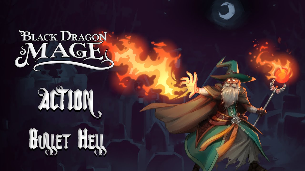 Black Dragon Mage 🧯 Action 🧯 Bullet hell 🧯 Pixelart - YouTube