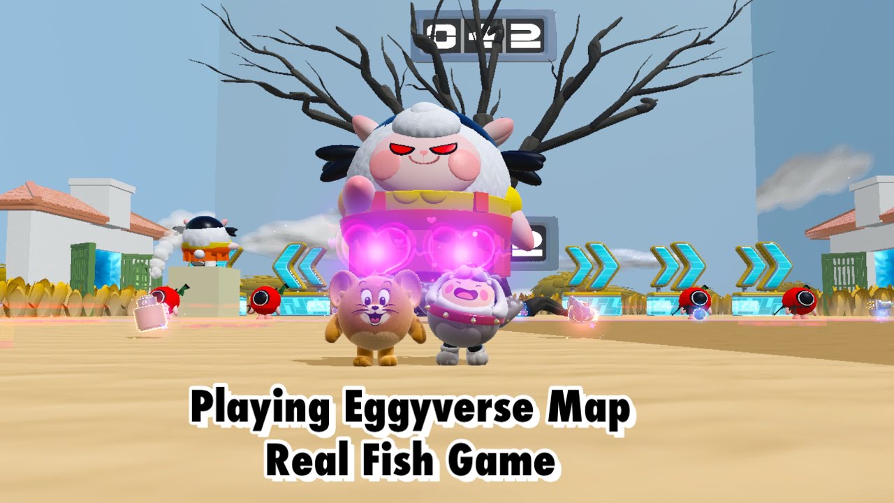 Playing Eggyverse Map Real Fish Game - Eggy Party - YouTube
