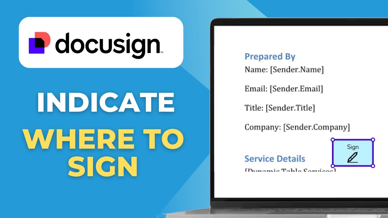How to Indicate Where to Sign in DocuSign Full 2025 Guide - YouTube