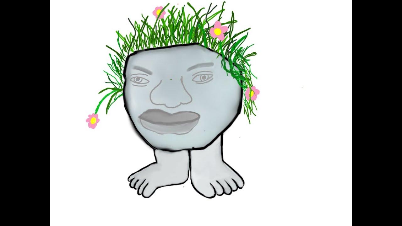 drawing the garden foot creature - YouTube