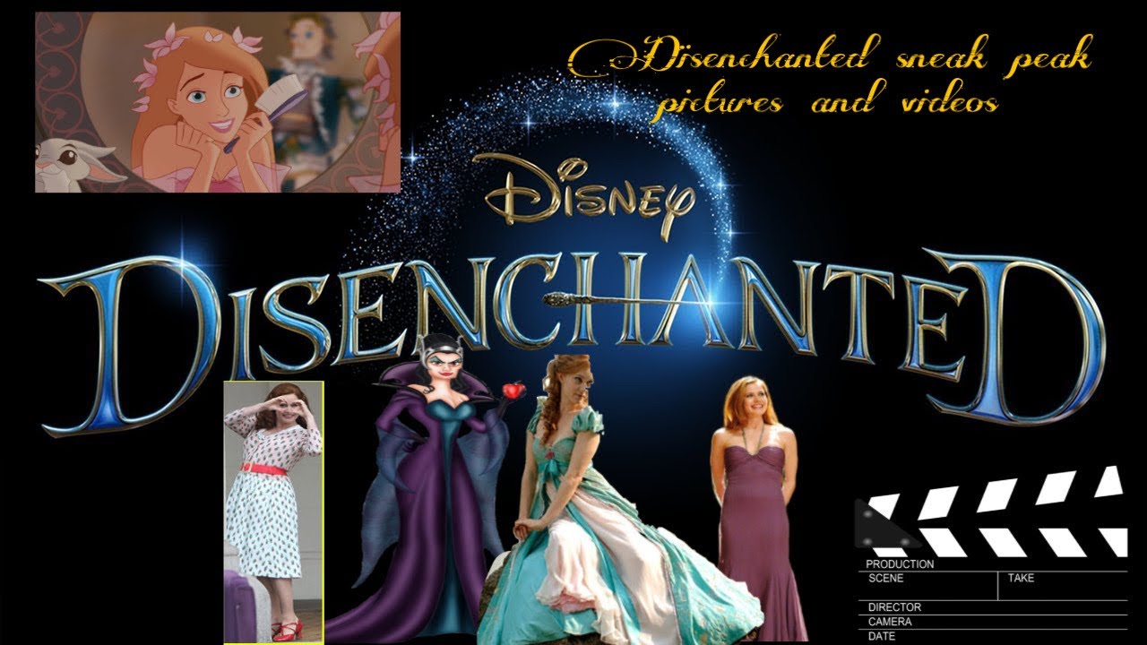 Disney Disenchanted special sneak peek video of behind the scene clips ...