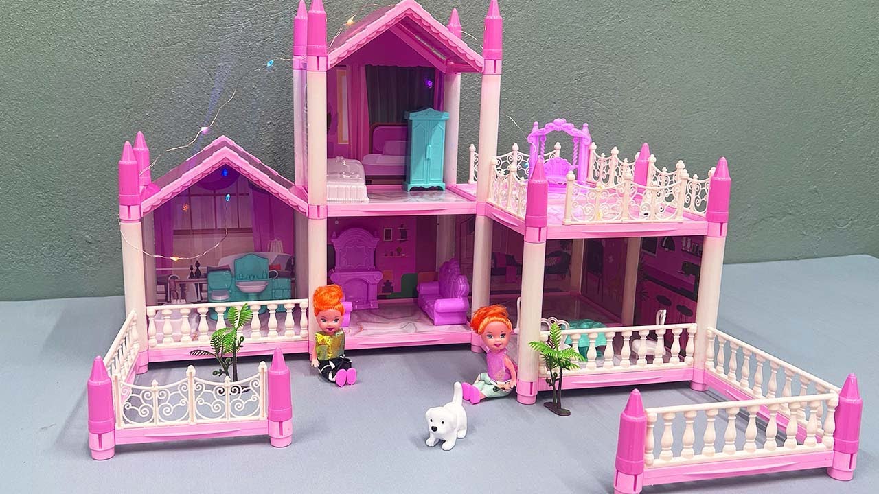 9 minutes of relaxation while unboxing the Princess Castle toy set ...