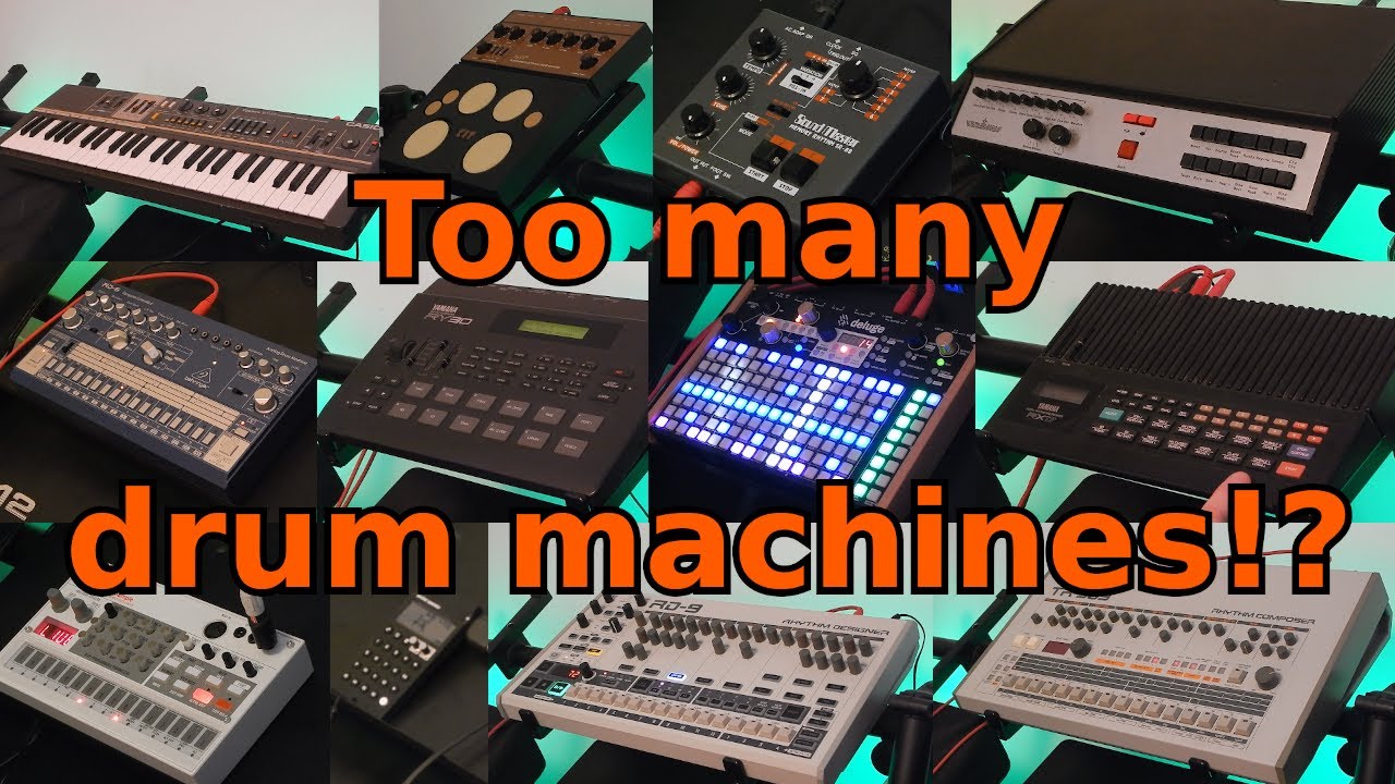 All my drum machines - One Hundred Subscriber Special! - YouTube