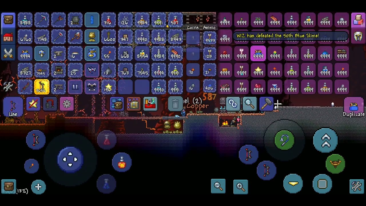 Terraria-legendary mode (journey) 100 health challenge bosses:King ...
