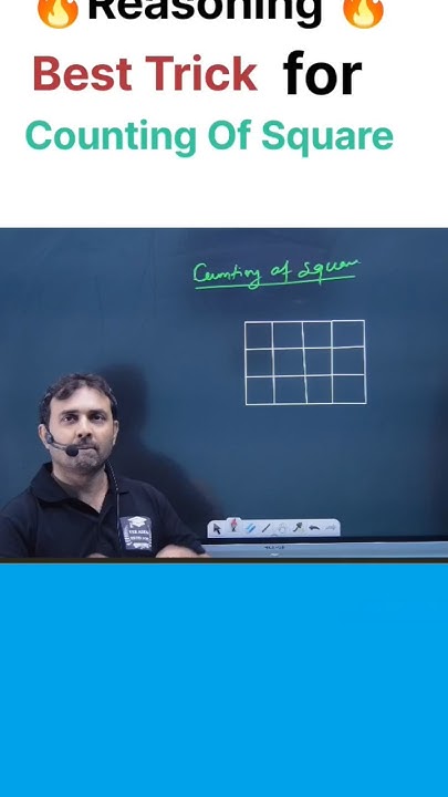 Short Tricks of Counting Square in figure || reasoning tricks || #shorts #ytshorts #tricks # ...