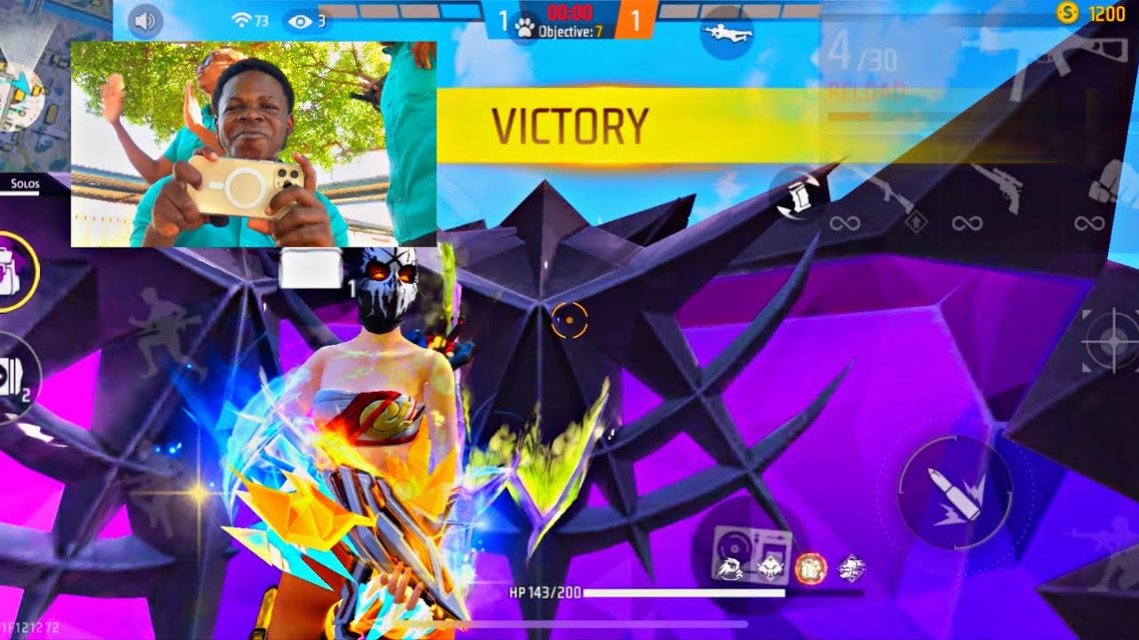 TANK 5 1V3 Randoms While At School🤯First Ever Time Using 12 PRO MAX📲New ...