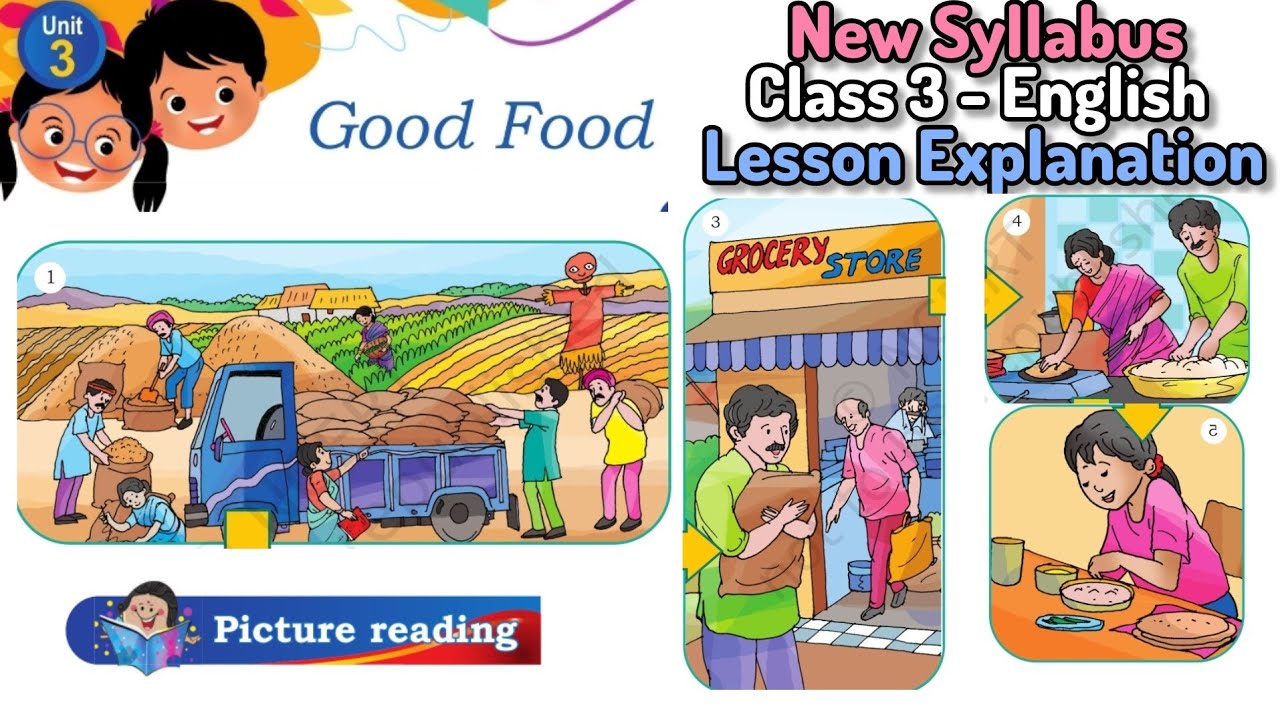 Good Food - Class 3 English Unit 3/ KV Student's Tutor By Catherine ...