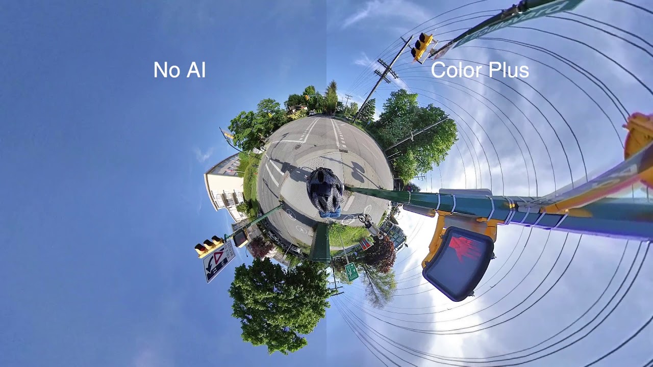 Insta360 Studio 2020 Color Plus 對比 No AI 輸出 - YouTube