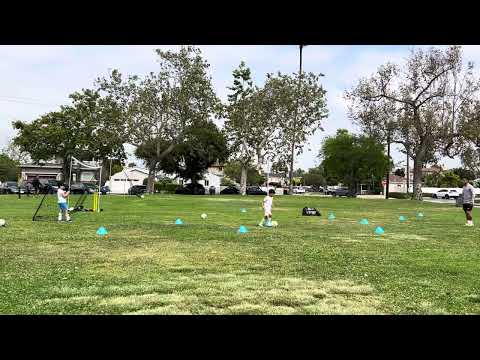 8 year-old left footed plays in both feet