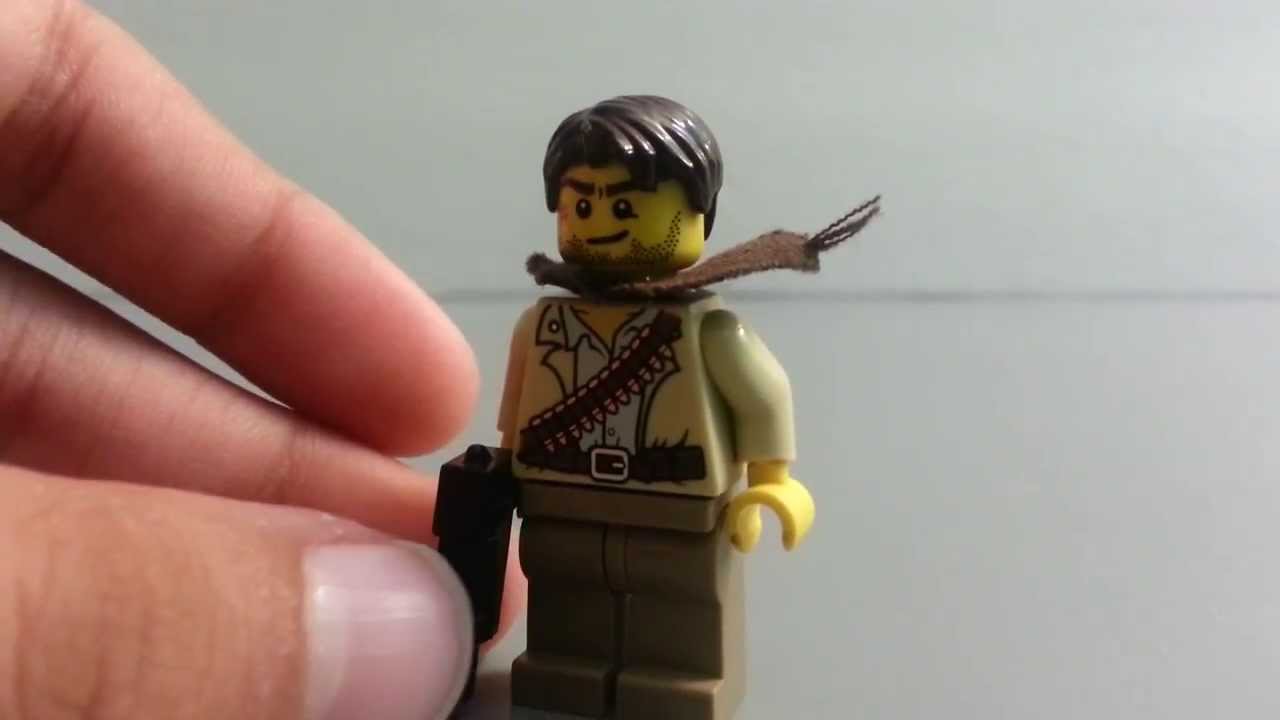 My Custom Lego Uncharted 3 Nathan Drake Minifigure! - YouTube