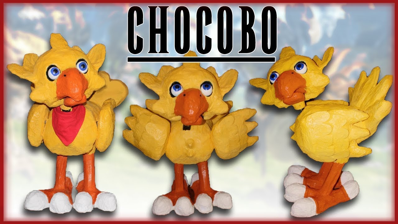 How to Make: Chocobo Puppet (Final Fantasy) - YouTube