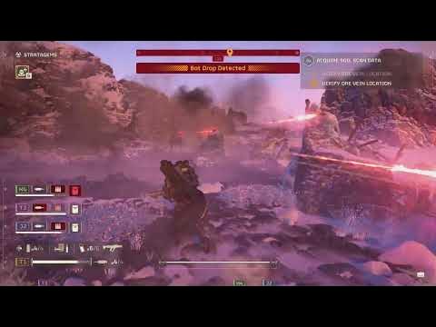 HELLDIVERS 2 ONLY A SCRATCH - YouTube