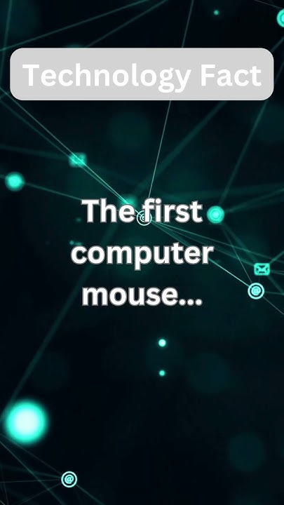 Technology Fact - The first computer mouse #funfacts #technology - YouTube