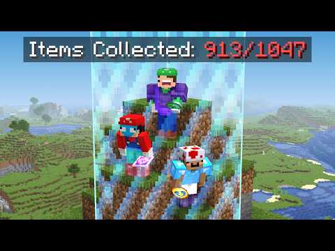 Every Unique Item, Your Border Increases in Minecraft...