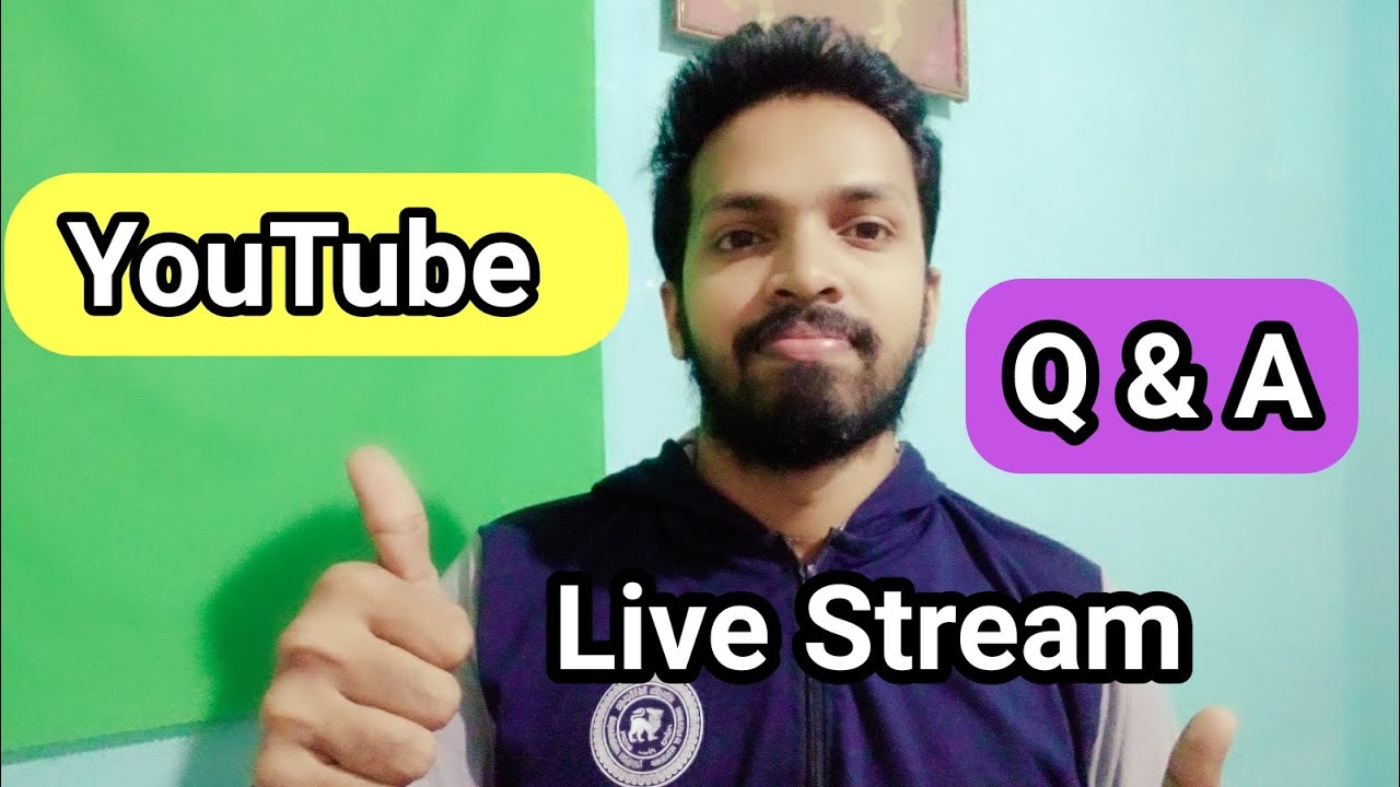 Youtube Questions and Answers | live Stream 🤩 - YouTube