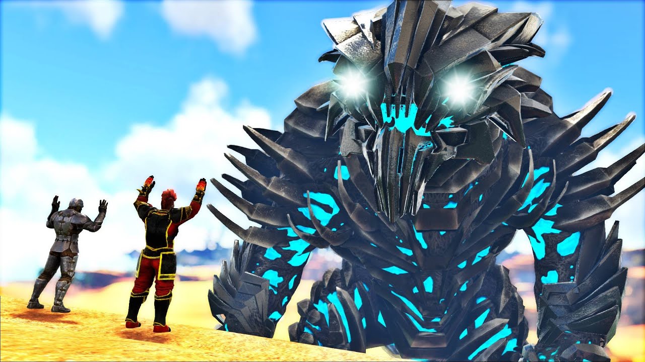 TENTEI ATACAR O TITAN BILIONÁRIO DA BASE RIVAL MAS DEU... ARK SUPER ...