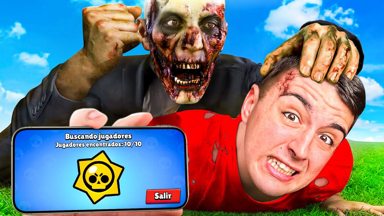 SOBREVIVO a un APOCALIPSIS ZOMBIE mientras JUEGO BRAWL STARS... 🧟⚠️ ...