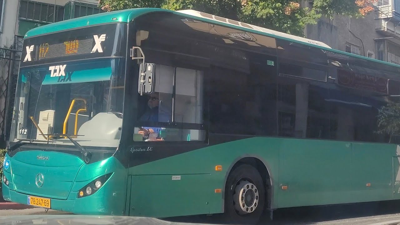 Mercedes Benz OC500 Epsilon LE of Egged on Route 112 on Yalag (Yod ...