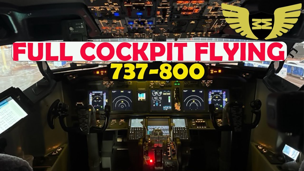 Full 737-800 cockpit simulator LIVE | west coast OPS | Delta Airlines ...