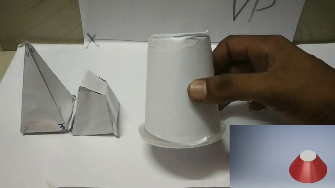 Engineering graphics YoucaN introduction to Truncated , Frustum of a ...